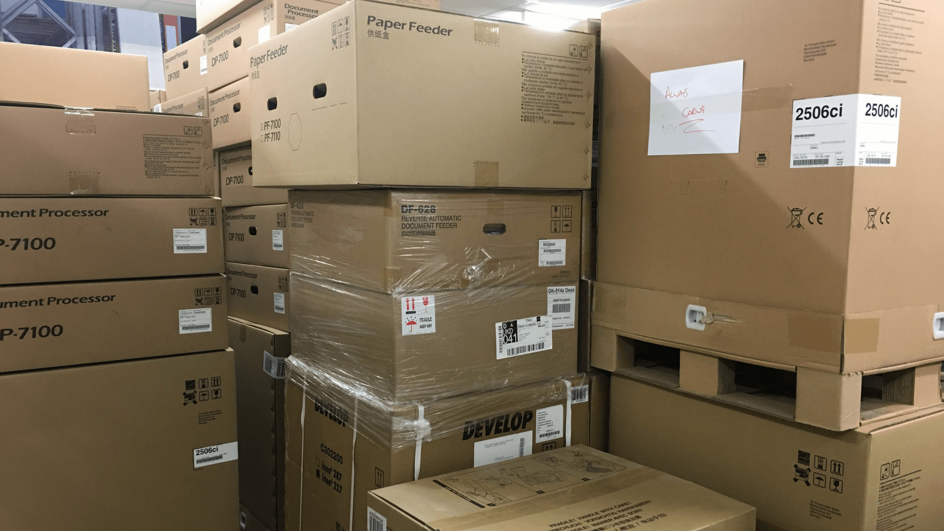 Utax printer and photocopier delivery - Temple Knight